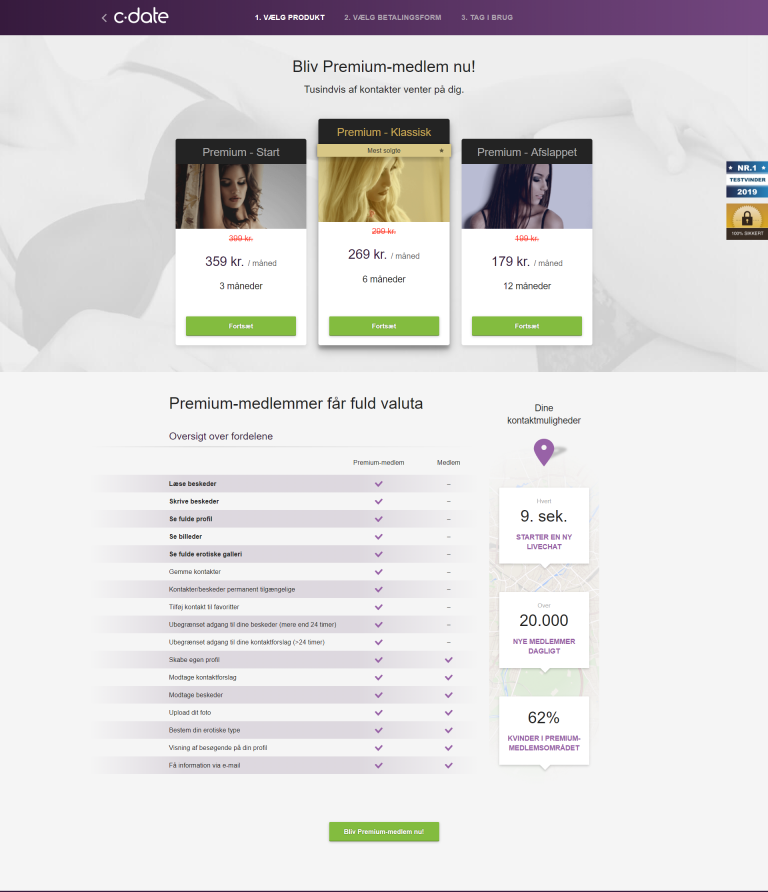 C-Date Anmeldelse oktober 2025: Casual dates eller mange fakes ...